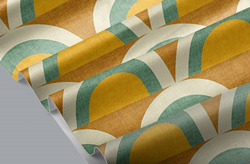 Multi Geometric Pattern sofa fabric | Tailoringindia