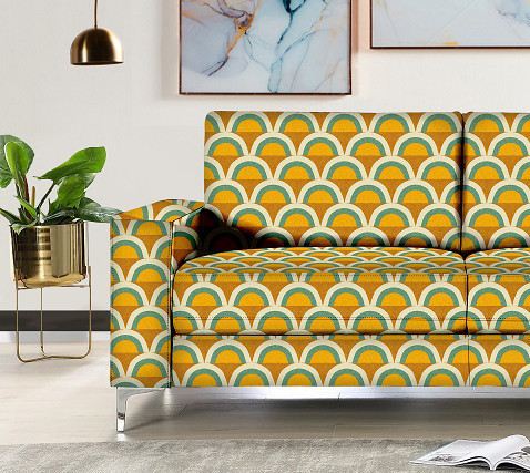 Multi Geometric Pattern sofa fabric