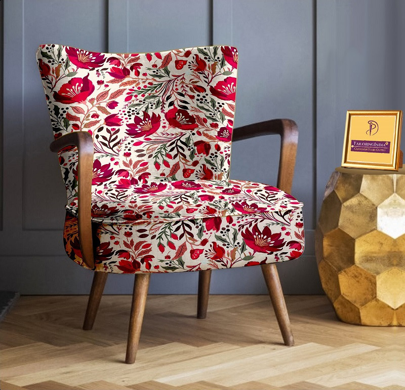 Light red upholstery fabric